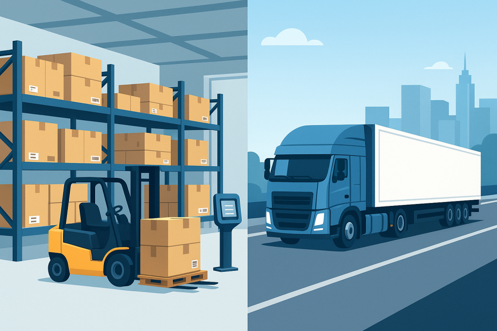 TMS vs. WMS: welk systeem past bij jouw logistieke proces? - IDS